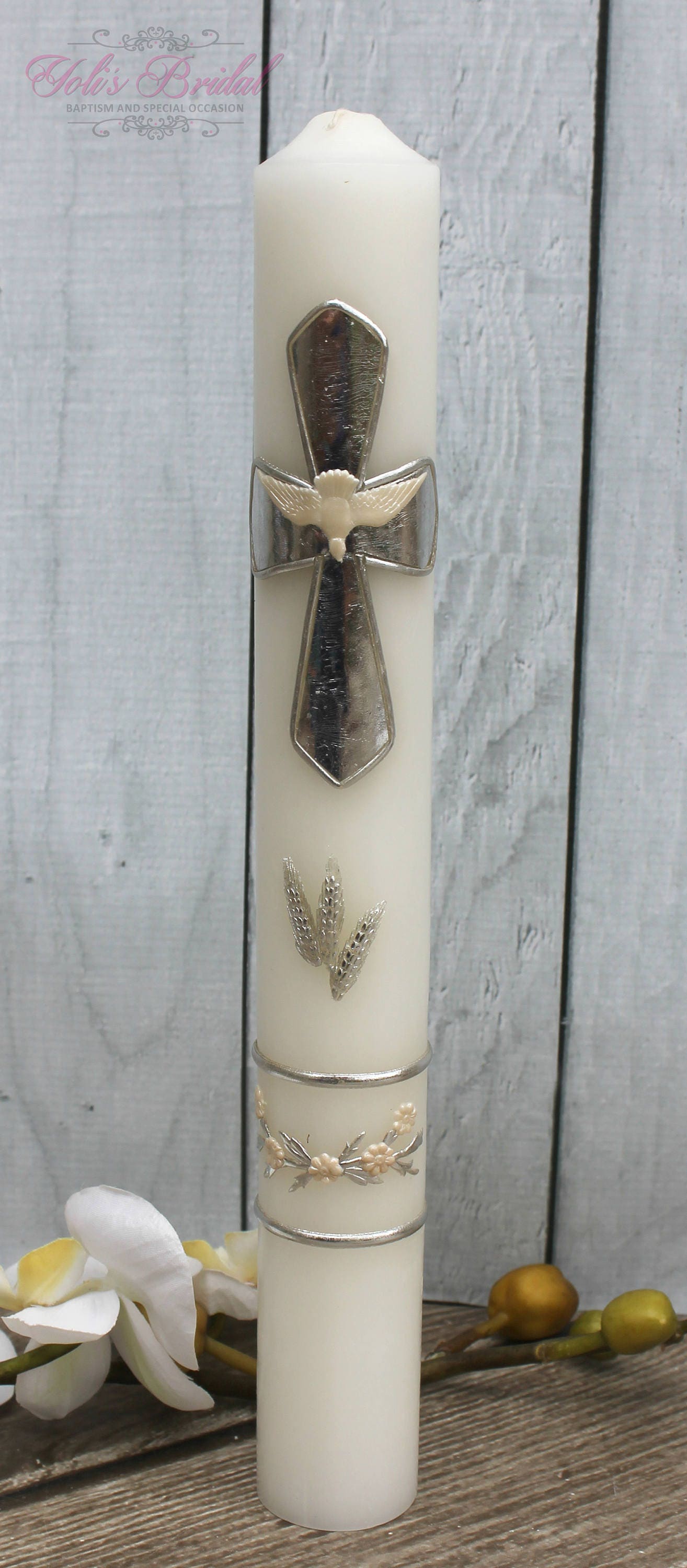 FAST SHIPPING Beautiful Silver Candle for Any Occasion - Etsy