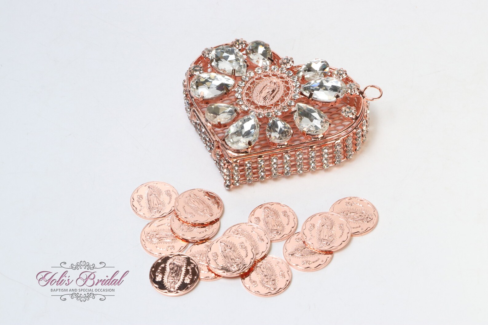 FAST SHIPPING!! Our Lady of Guadalupe Arras, Rose Gold Wedding Arras ...
