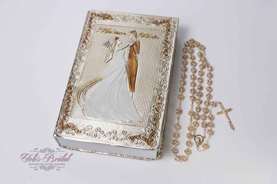 FAST SHIPPING!! Spanish Embossed Bible, Wedding Bible, Wedding Gift ...