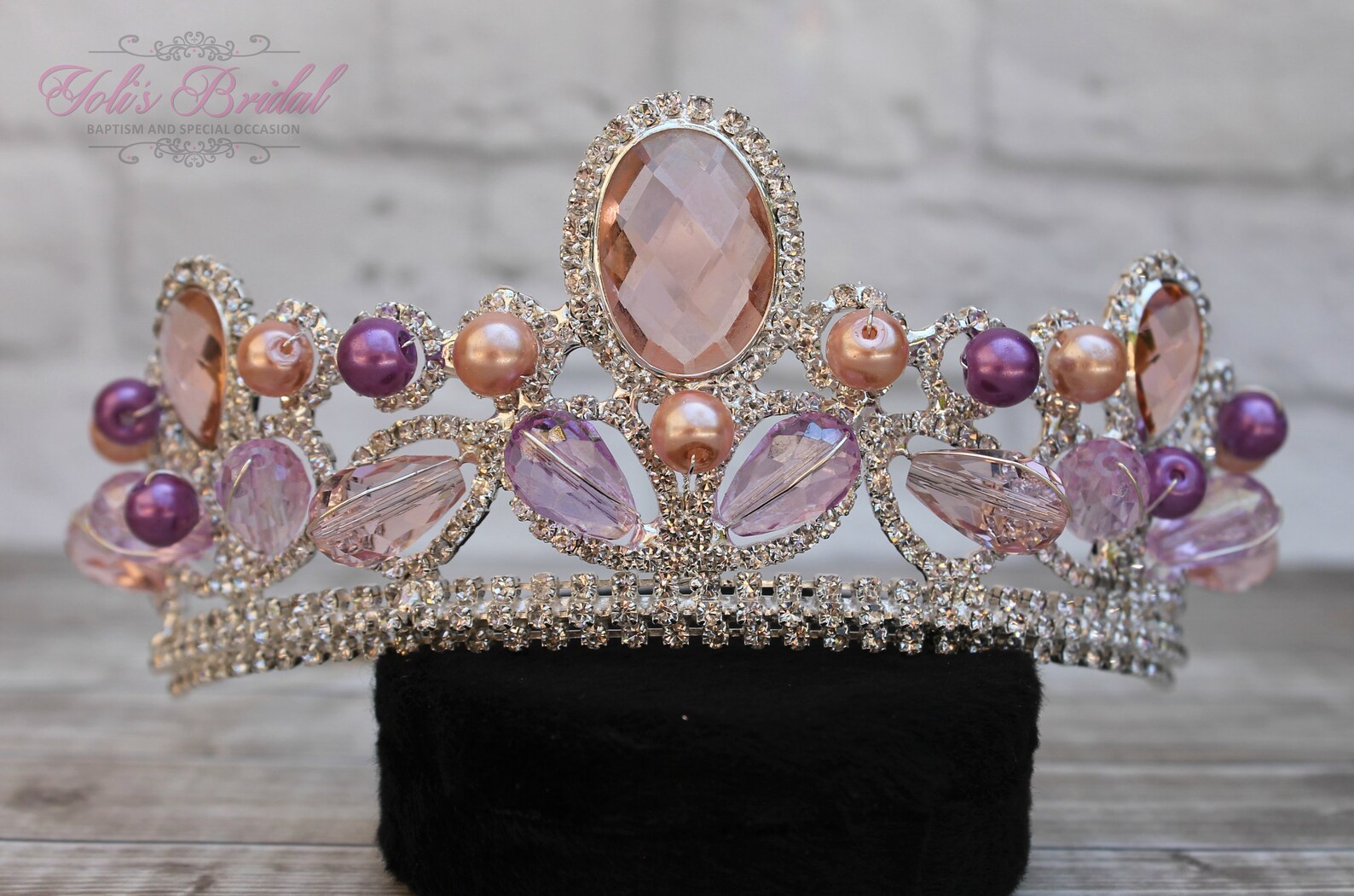 FAST SHIPPING!!! Beautiful Silver Girl Sparkling Tiara Withscepter ...