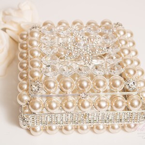 FAST SHIPPING!!! Beautiful Silver Jewelry Box, Wedding Ring Box, Square ...