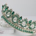 FAST SHIPPING!!! Beautiful Gold Tiara With Jade Stones, Gold Tiara ...