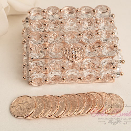 Small Unity Coins Gold Wedding Arras Coins | Etsy