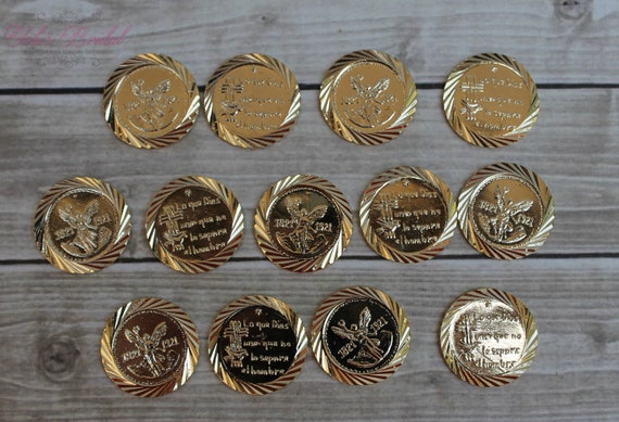 FAST SHIPPING Wedding Coins Unity Coins Wedding Arras | Etsy