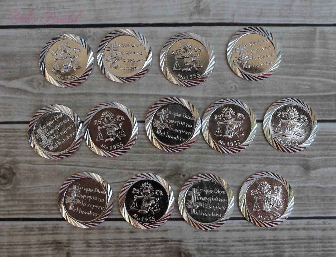 FAST SHIPPING!!! Wedding Coins, Unity Coins, Wedding Arras, Unity Arras ...