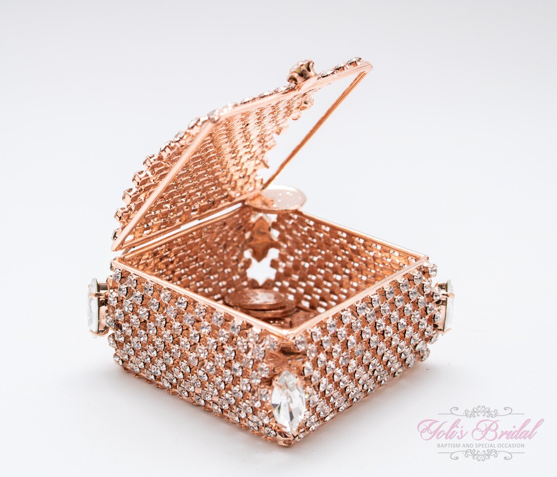 FAST SHIPPING!! Rose Gold Wedding Arras, Arras De Boda, Unity Coins ...