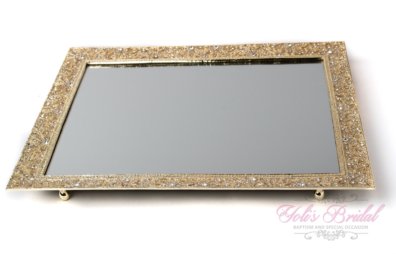 Swarovski Crystal Wedding Toast Set, Champagne Glasses, Wedding Tray ...