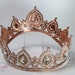 FAST SHIPPING!! Rose Gold Crown With Pearls, Gorgeous Gold Crystal ...