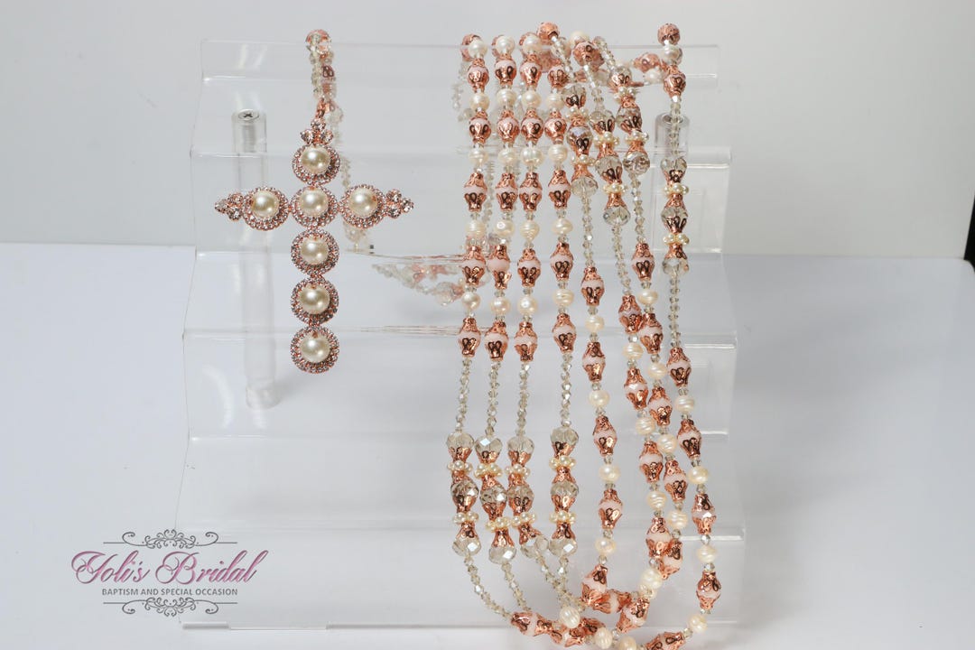 FAST SHIPPING Rose Gold Unity Cord, Wedding Lasso, Beautiful Sparkling ...