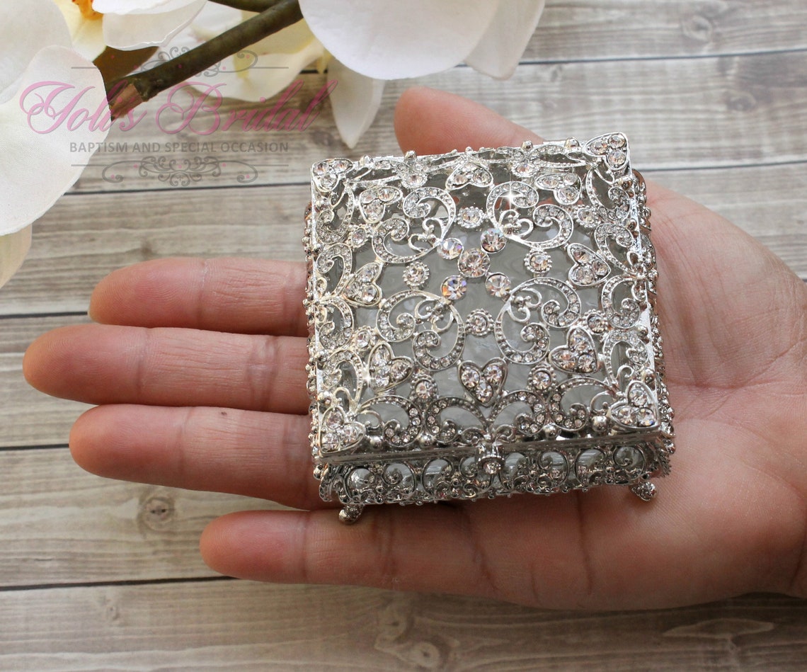 FAST Shipping Beautiful Swarovski Crystal Box Wedding Arras - Etsy