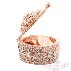 FAST SHIPPING!! Beautiful Sparkling Rose Gold Arras, Crystal Rose Gold ...
