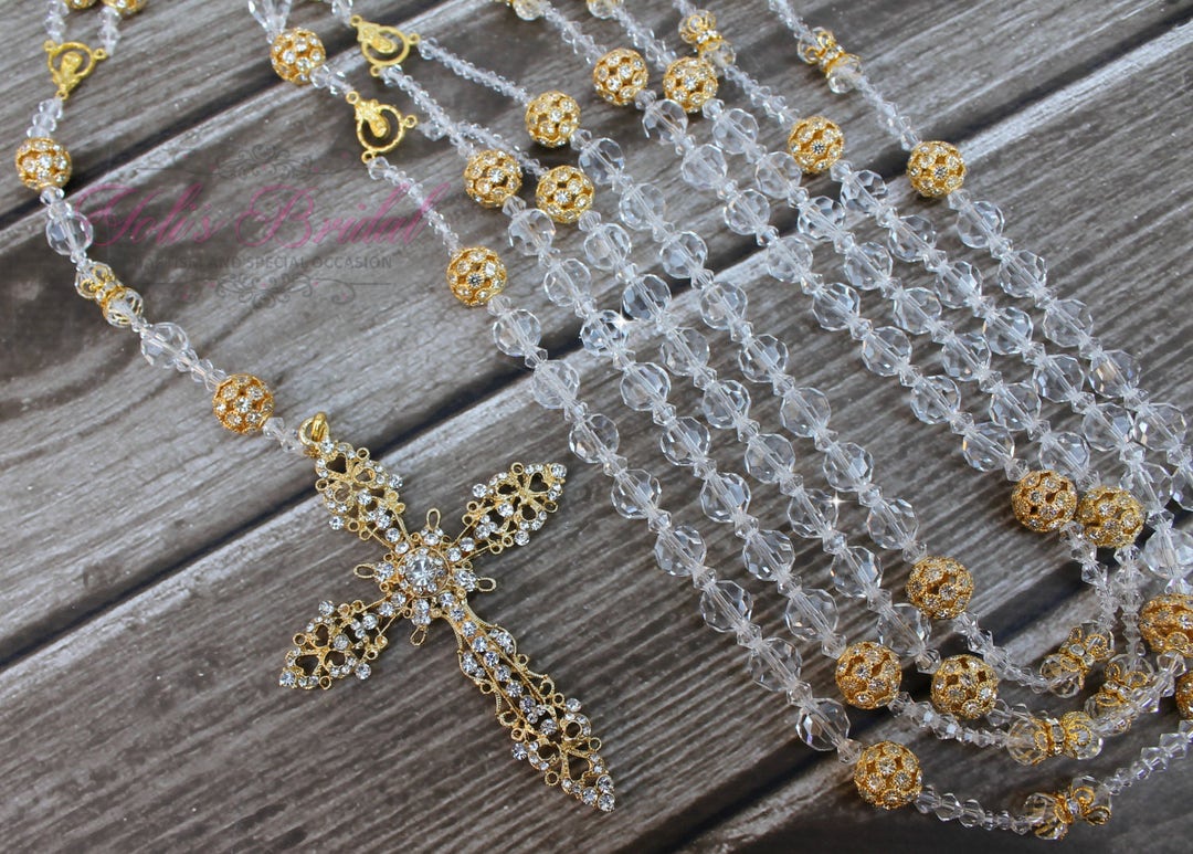 Beautiful Wedding Lasso, Gold Unity Cord, Crystal Wedding Lasso - Etsy