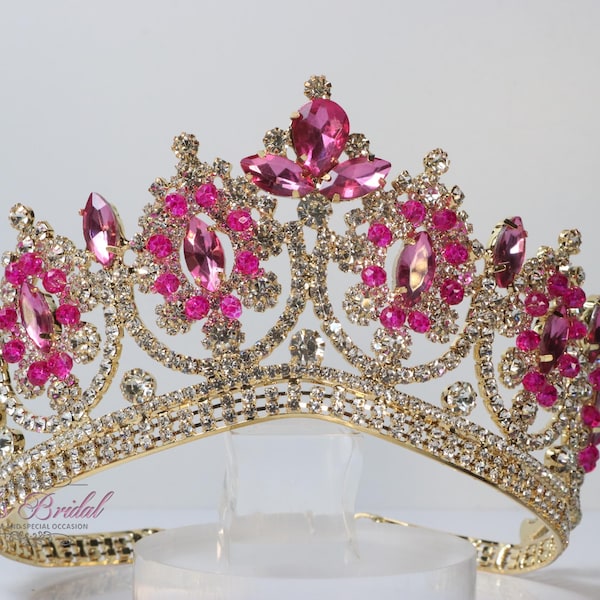 Pink Tiara - Etsy