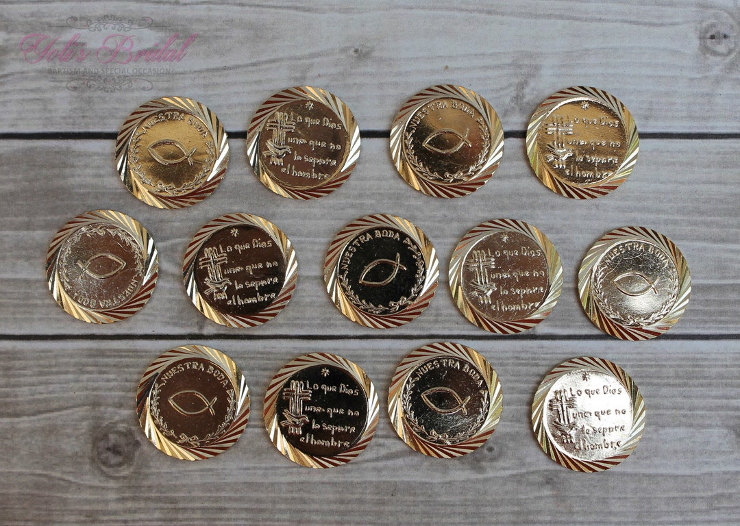 FAST SHIPPING!!! Wedding Coins, Unity Coins, Wedding Arras, Unity Arras ...