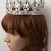 FAST SHIPPING!! Silver Round Crown, Royal Crown, Full Crown, Tiara ...