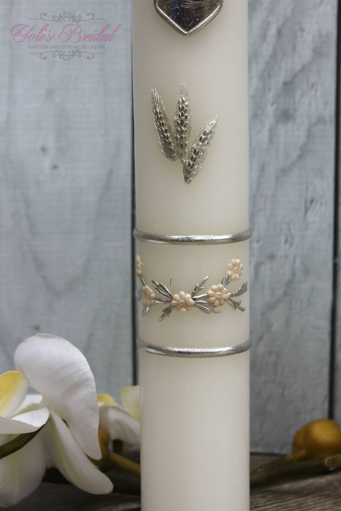 FAST SHIPPING Beautiful Silver Candle for Any Occasion | Etsy