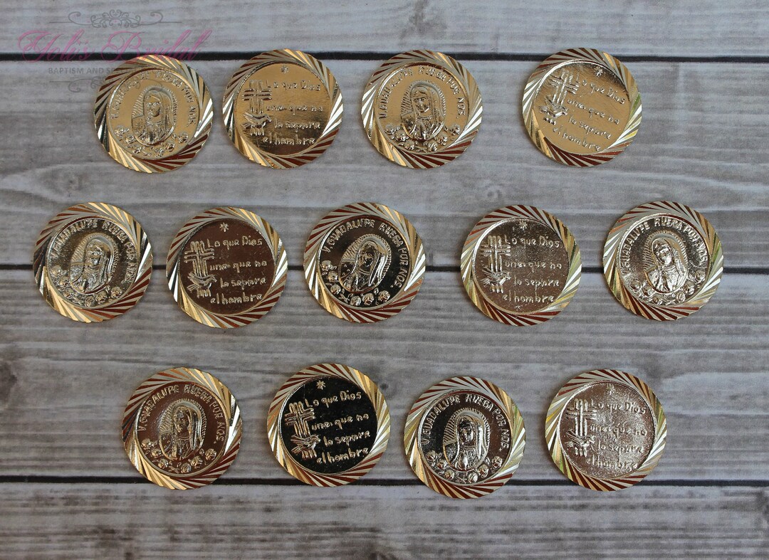 FAST SHIPPING!!! Wedding Coins, Unity Coins, Wedding Arras, Unity Arras ...