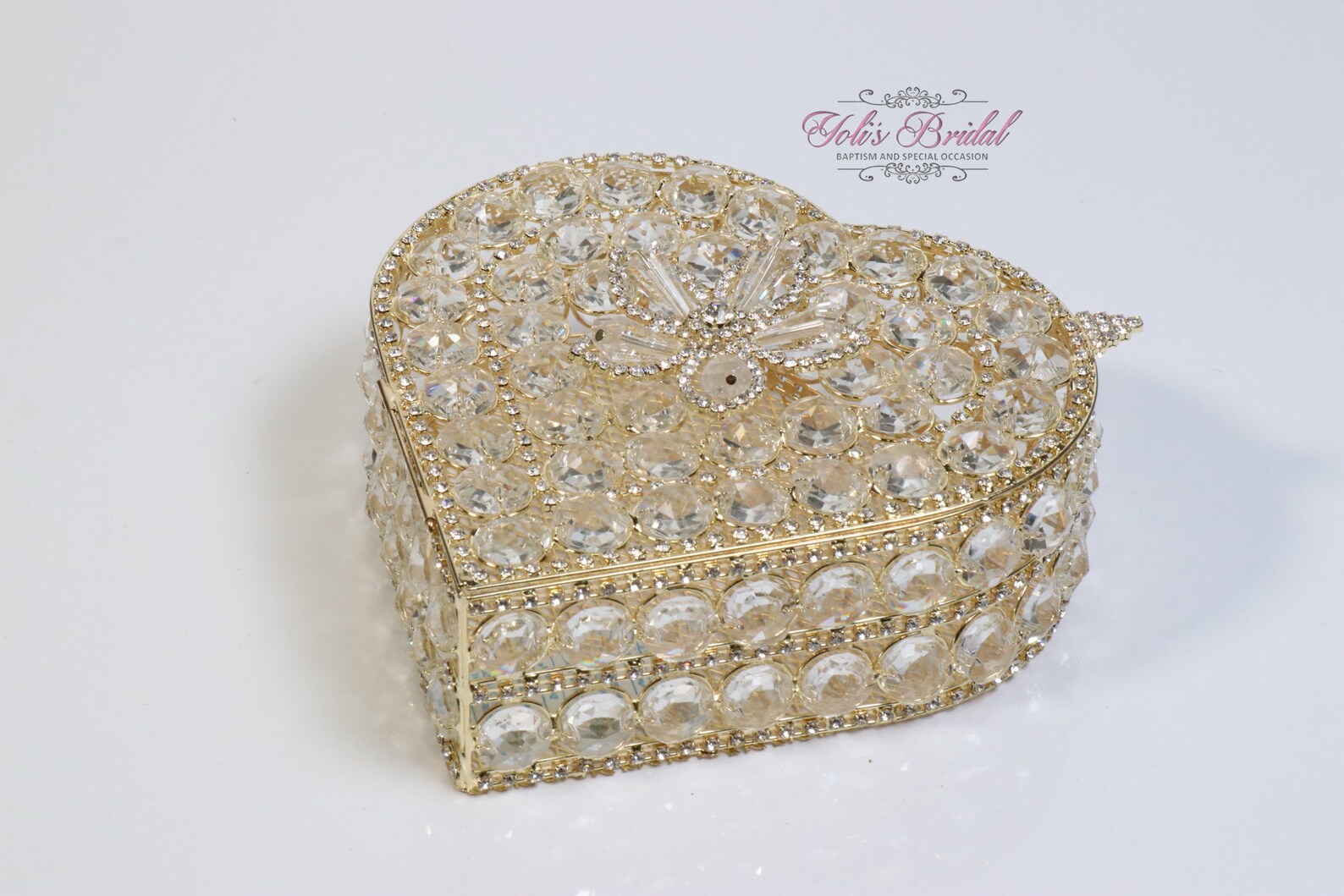 Gold Wedding Box Lasso Box Crystal Box Treasure Chest - Etsy