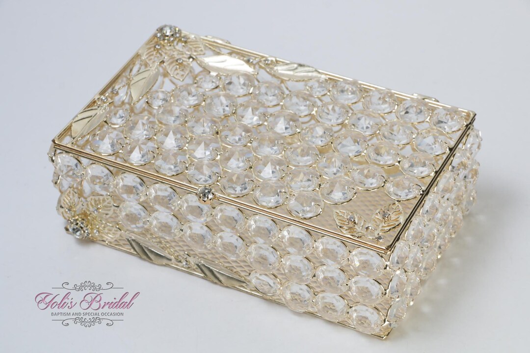 FAST SHIPPING! Beautiful Gold Box, Wedding Lasso Box, Gold Wedding ...