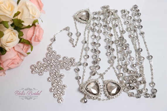 Italian Made Silver Wedding Lazos FAST SHIPPING!!! Beautiful Sparkling