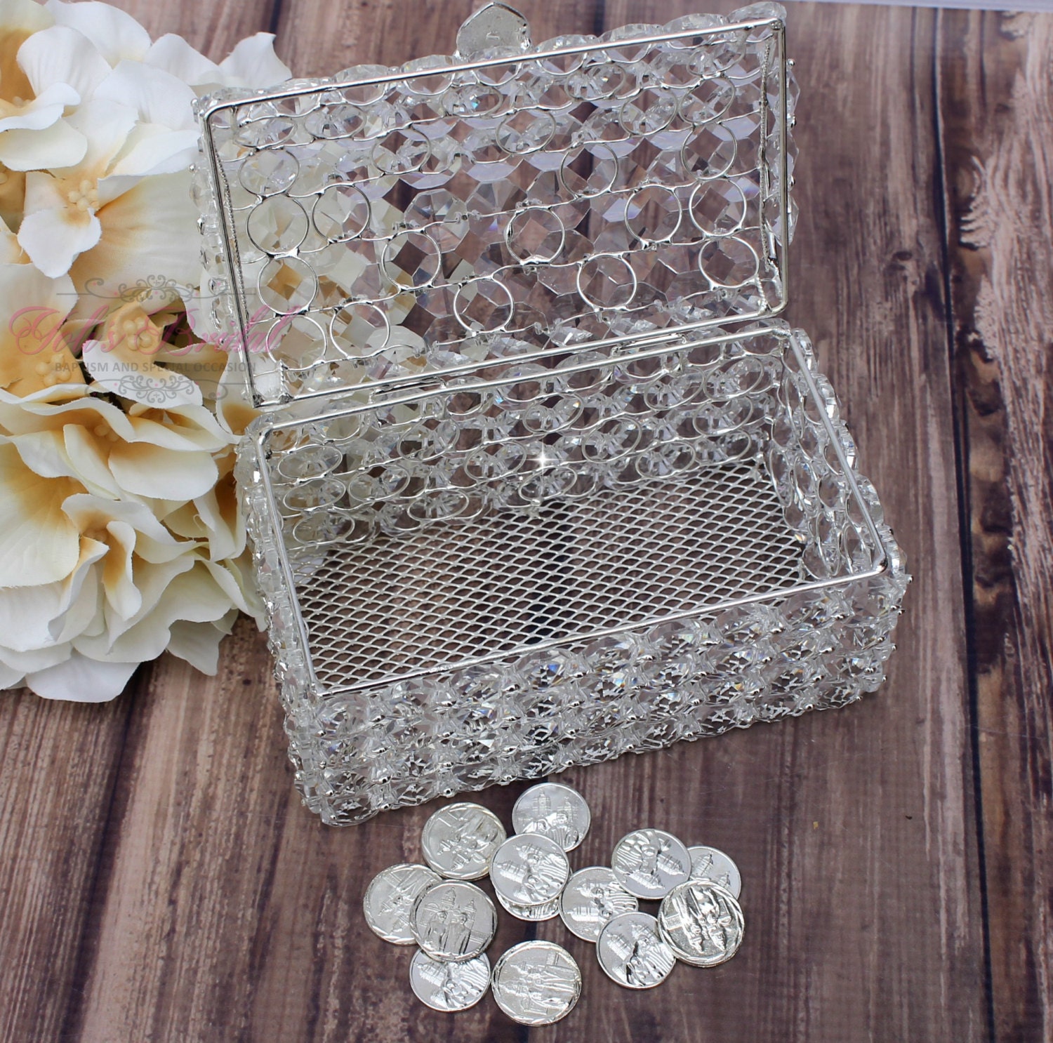 New!! BIG Gold Box, Elegant and Sparkling Arras, Arras De Boda, Wedding ...