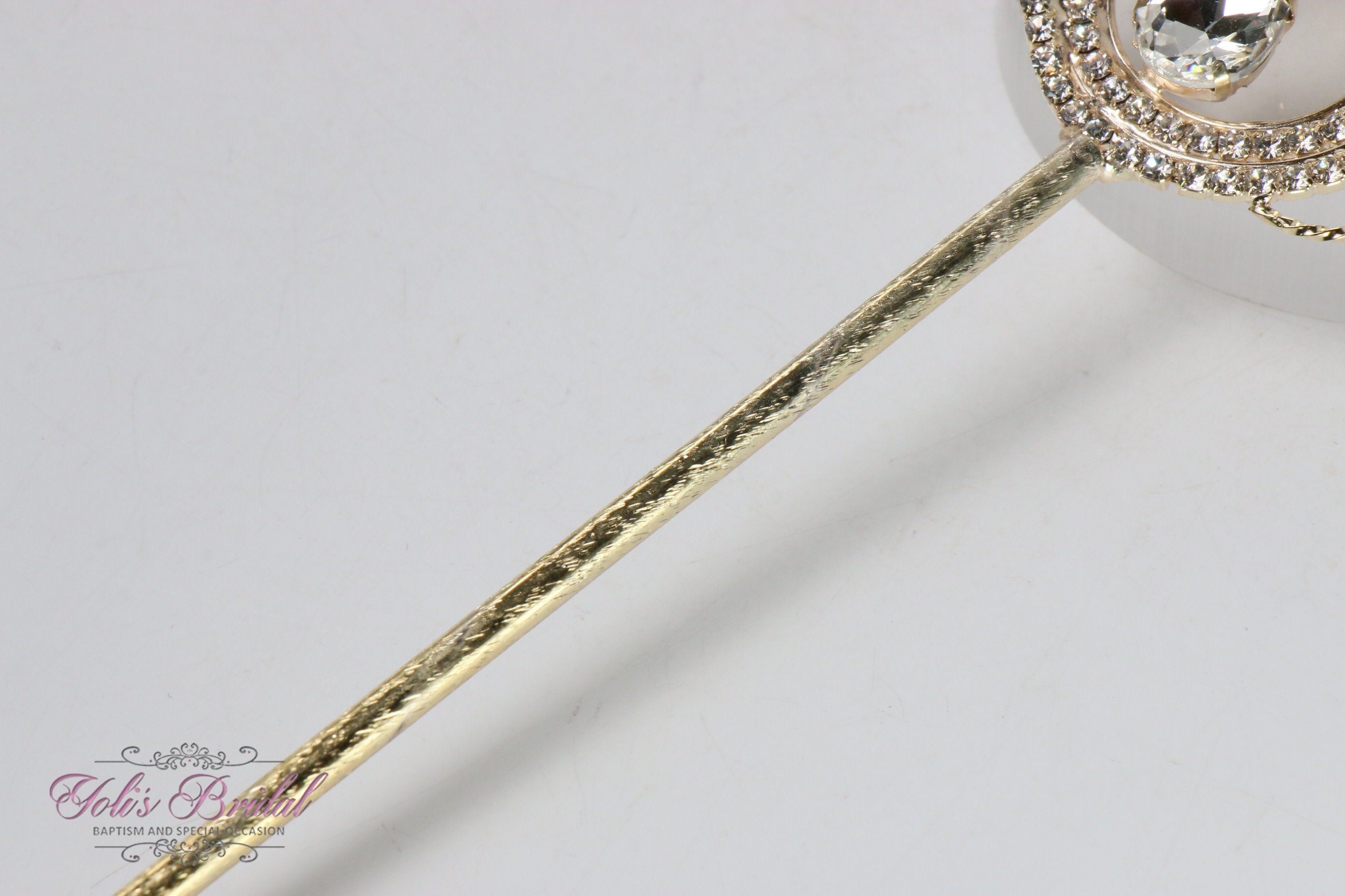 FAST SHIPPING!! Beautiful Gold Scepter, Crystal Scepter, Scepter, Gold ...