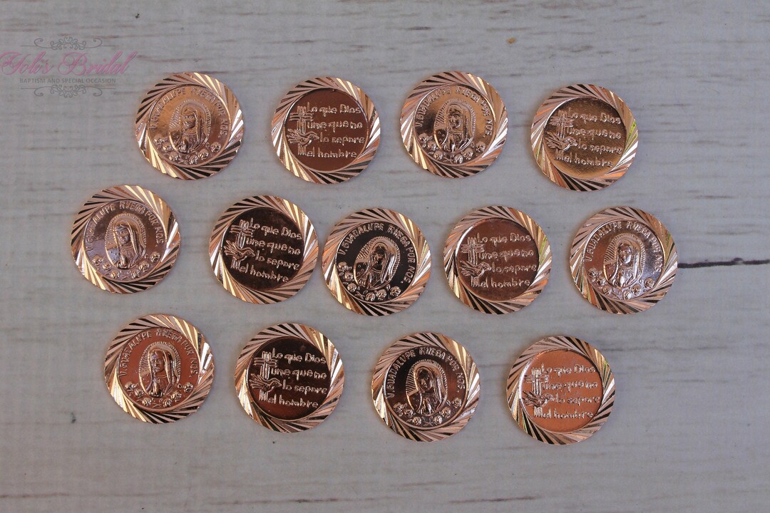 FAST SHIPPING!!! Rose Gold Coins, Unity Coins, Wedding Unity Arras ...