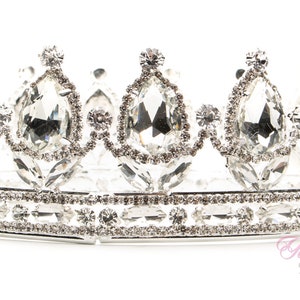 FAST SHIPPING!! Silver Round Crown, Royal Crown, Full Crown, Tiara ...