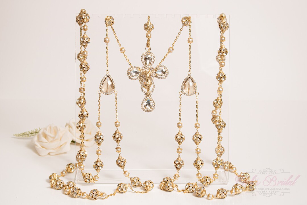 FAST SHIPPING!!! Gold Unity Cord, Beautiful Sparkling Wedding Lasso ...