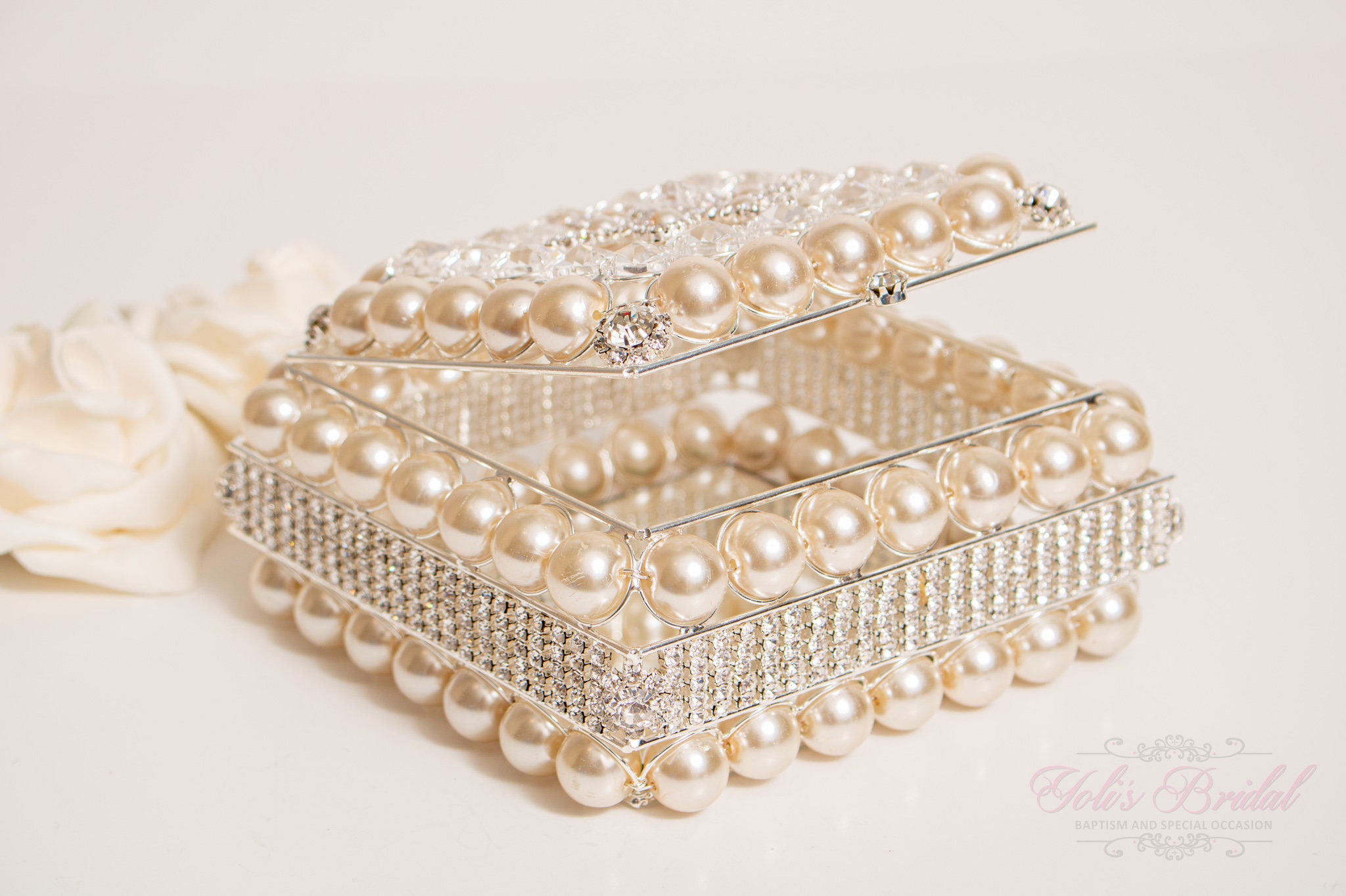 FAST SHIPPING Beautiful Silver Jewelry Box Wedding Ring | Etsy