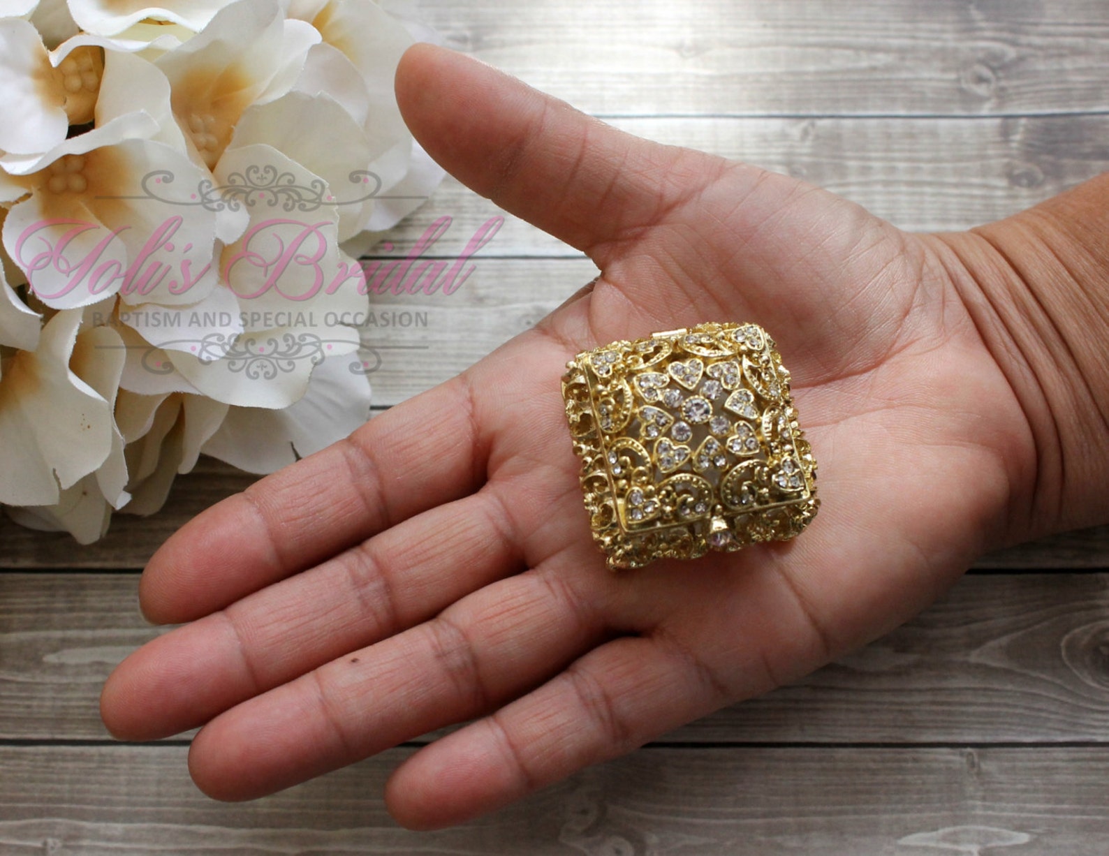 Beautiful Swarovski Crystal Ring Box - Etsy