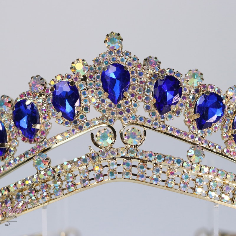 Blue Tiara - Etsy