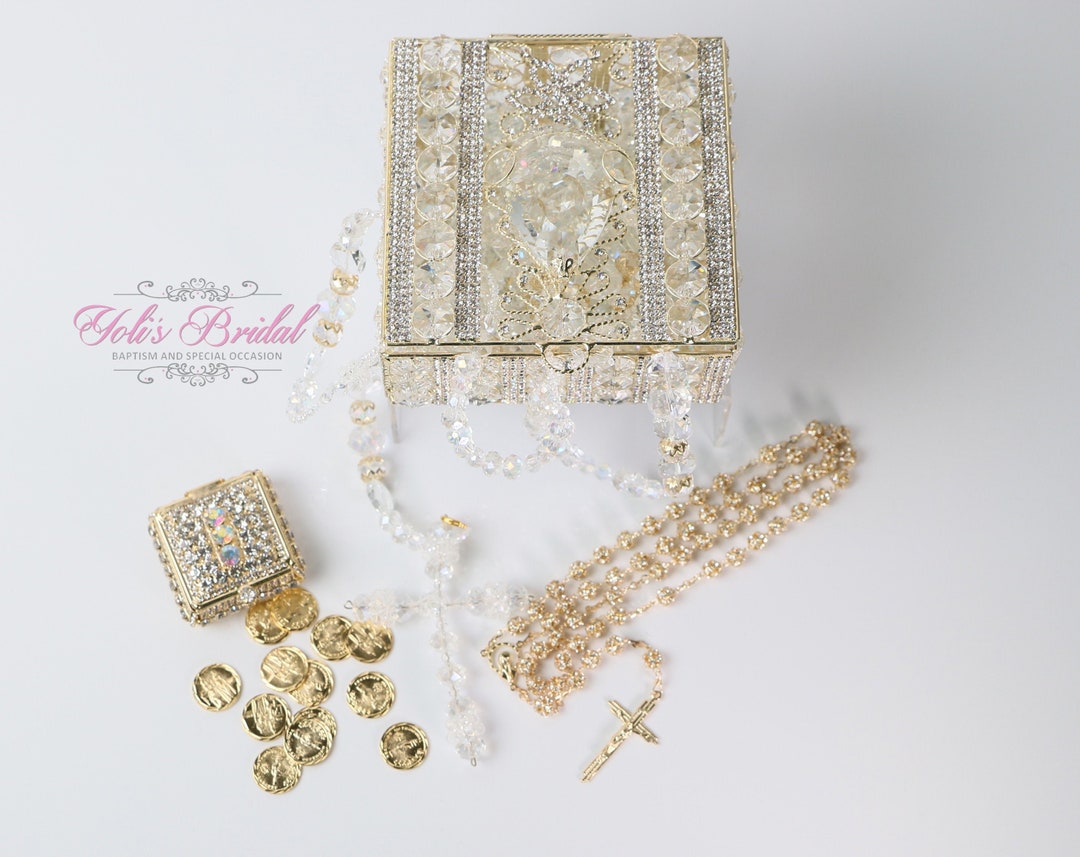 FAST SHIPPING! Beautiful Gold Wedding Lasso, Lasso Box and Arras Set ...