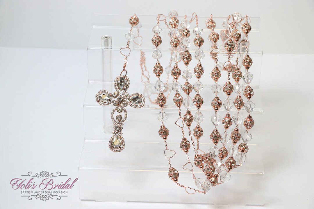 FAST SHIPPING!! Rose Gold Bridal Unity Cord, Beautiful Sparkling Rose ...