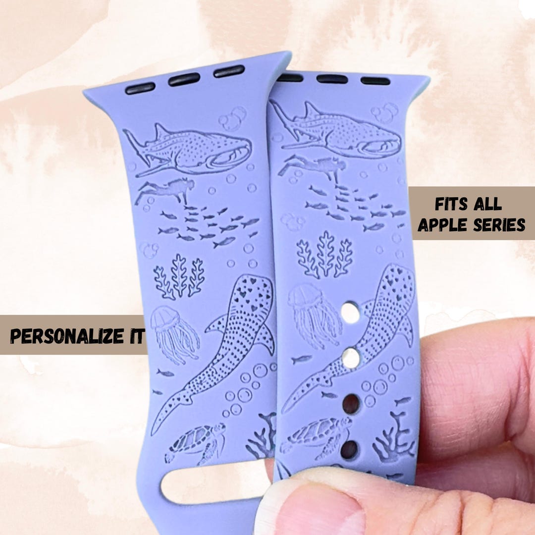 Whale Shark Apple Watch Band: Personalized Ocean Design - Etsy