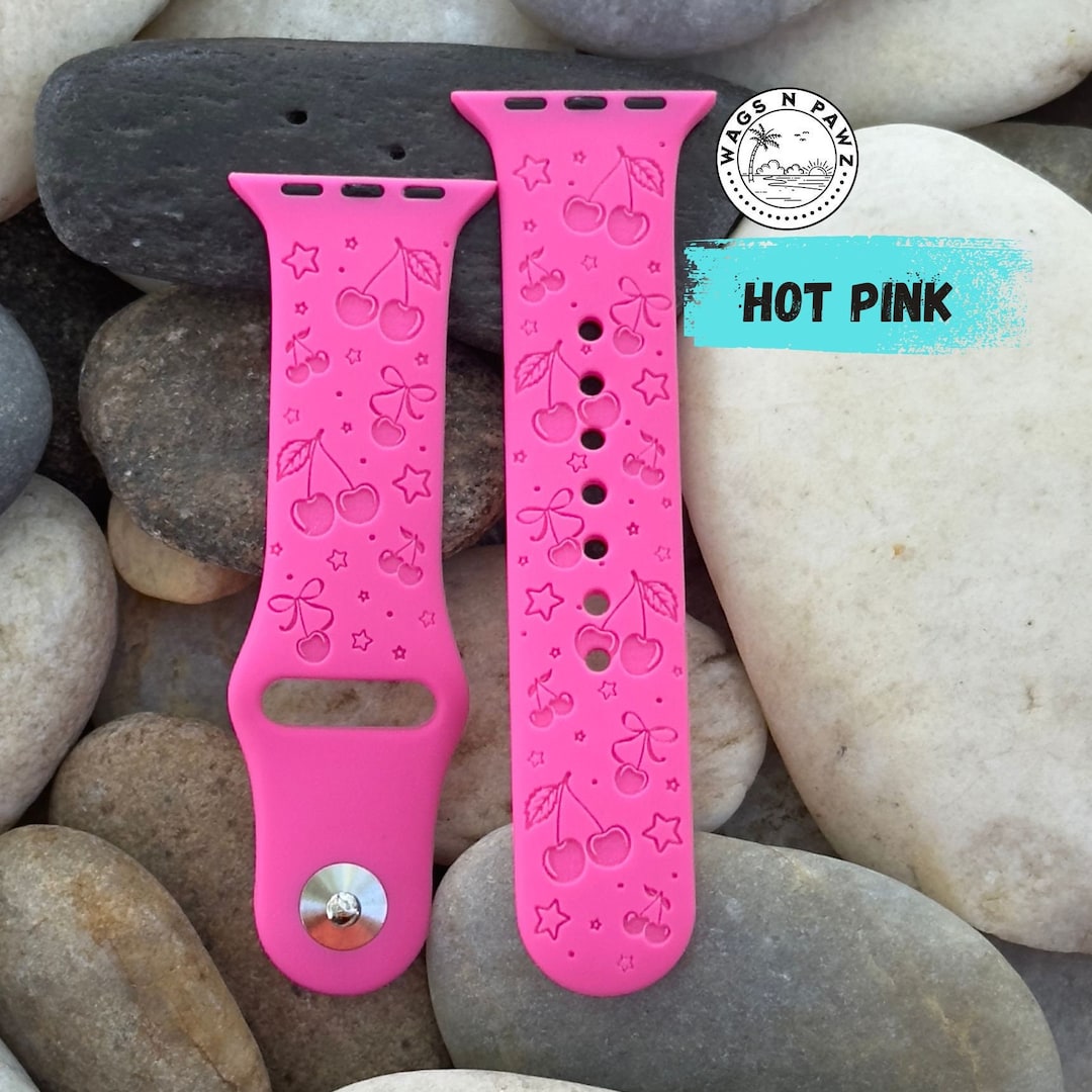 Coquette Cherrys Ribbon & Stars Watch Band Personalized Watch Band That ...