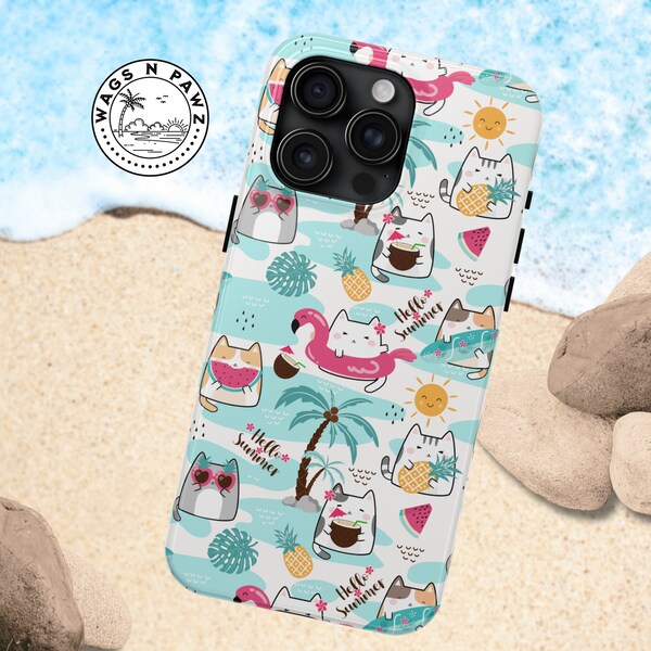 Cat Cell Phone Case - Etsy