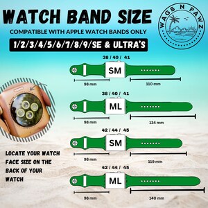 Sea Turtle Laser Engraved Silicone Watch Band, Personalized Watch Strap ...