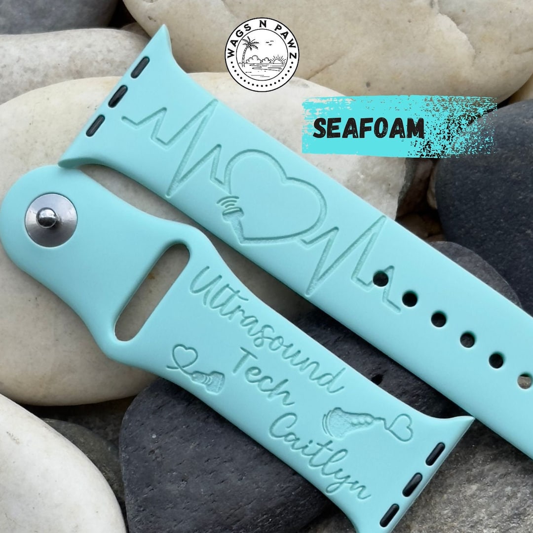 Engraved Ultrasound Tech Apple Watch Band: Personalized Watch Strap - Etsy