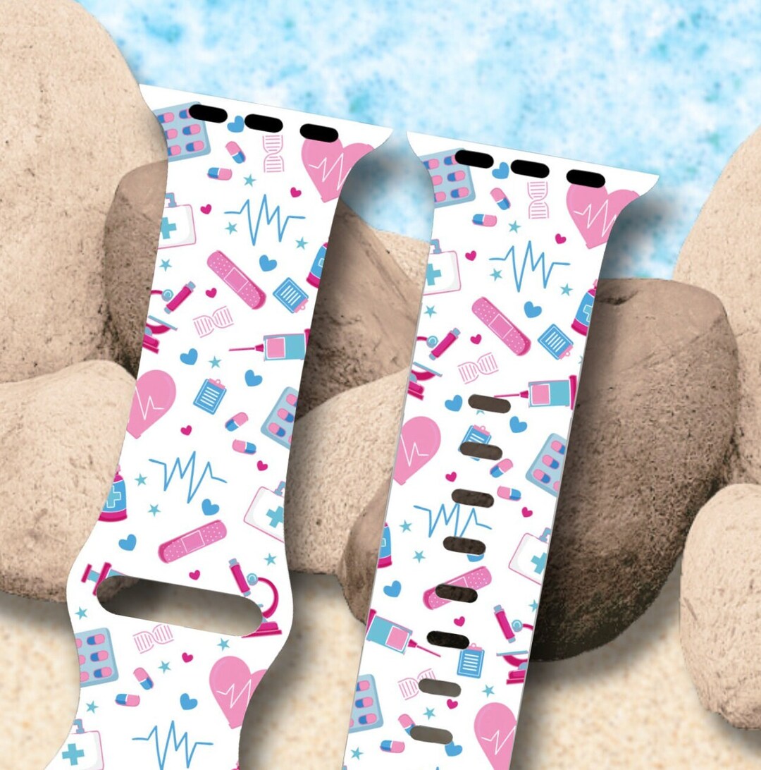 Nurse Watch Bands Heathcare Medical Assistant UV Printed Watch Band ...