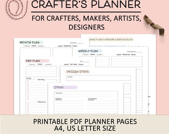 Crochet Planner Printable Crochet Journal Crochet Project - Etsy