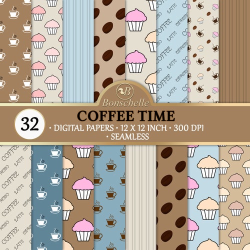 VALENTINE'S Paper Set Donuts Paper Set Commercial Use | Etsy