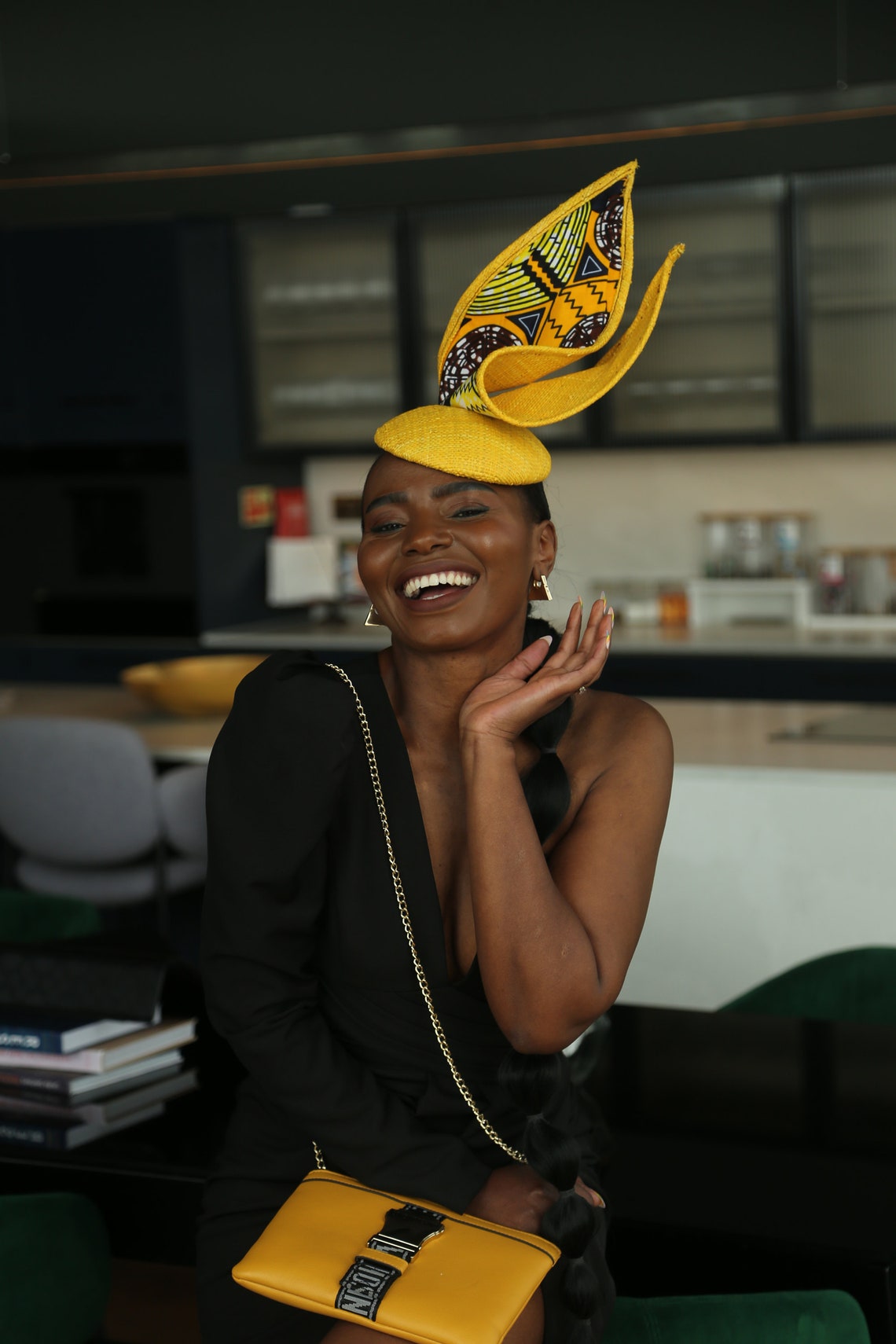 African Print Fascinator - Etsy