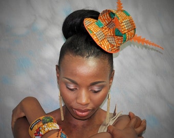 African Fascinator - Etsy