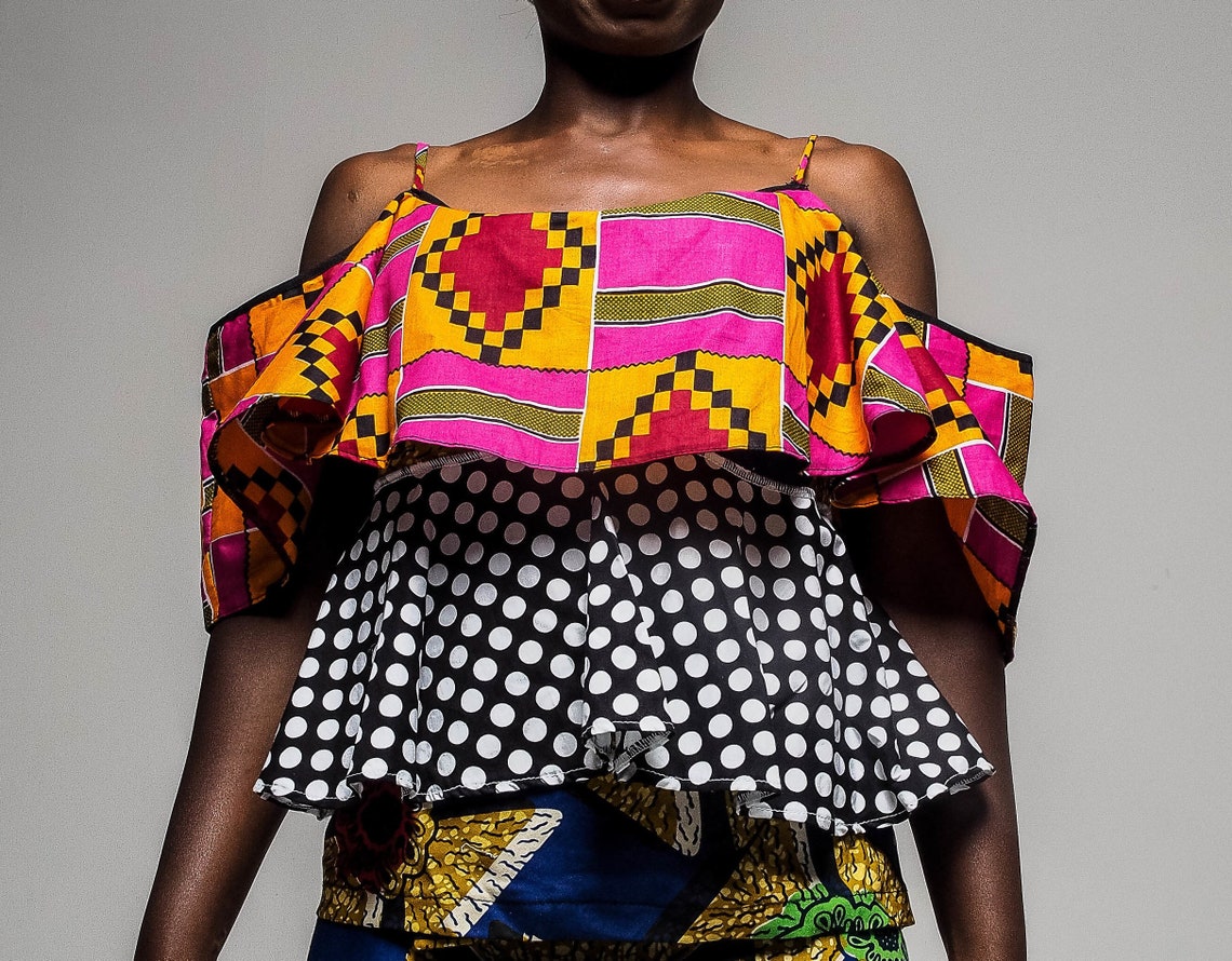 African Off Shoulder African Print Off Shoulder Ankara Off Shoulder