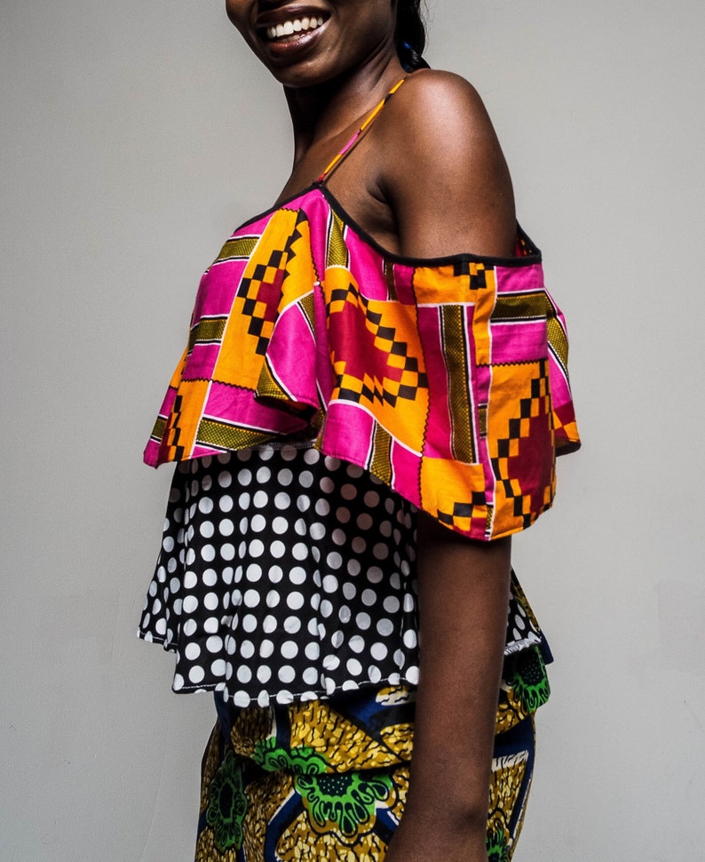 African Off Shoulder African Print Off Shoulder Ankara Off Shoulder