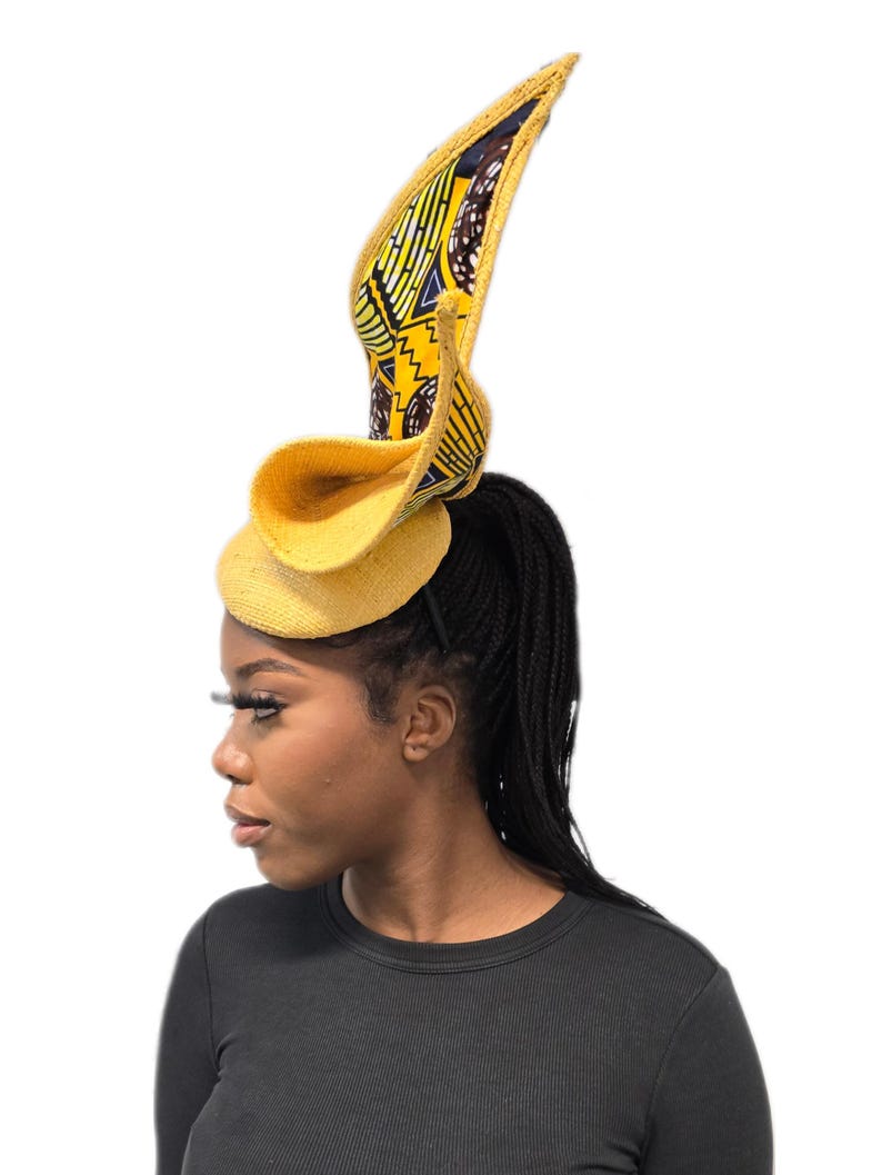 African Print Fascinator - Etsy