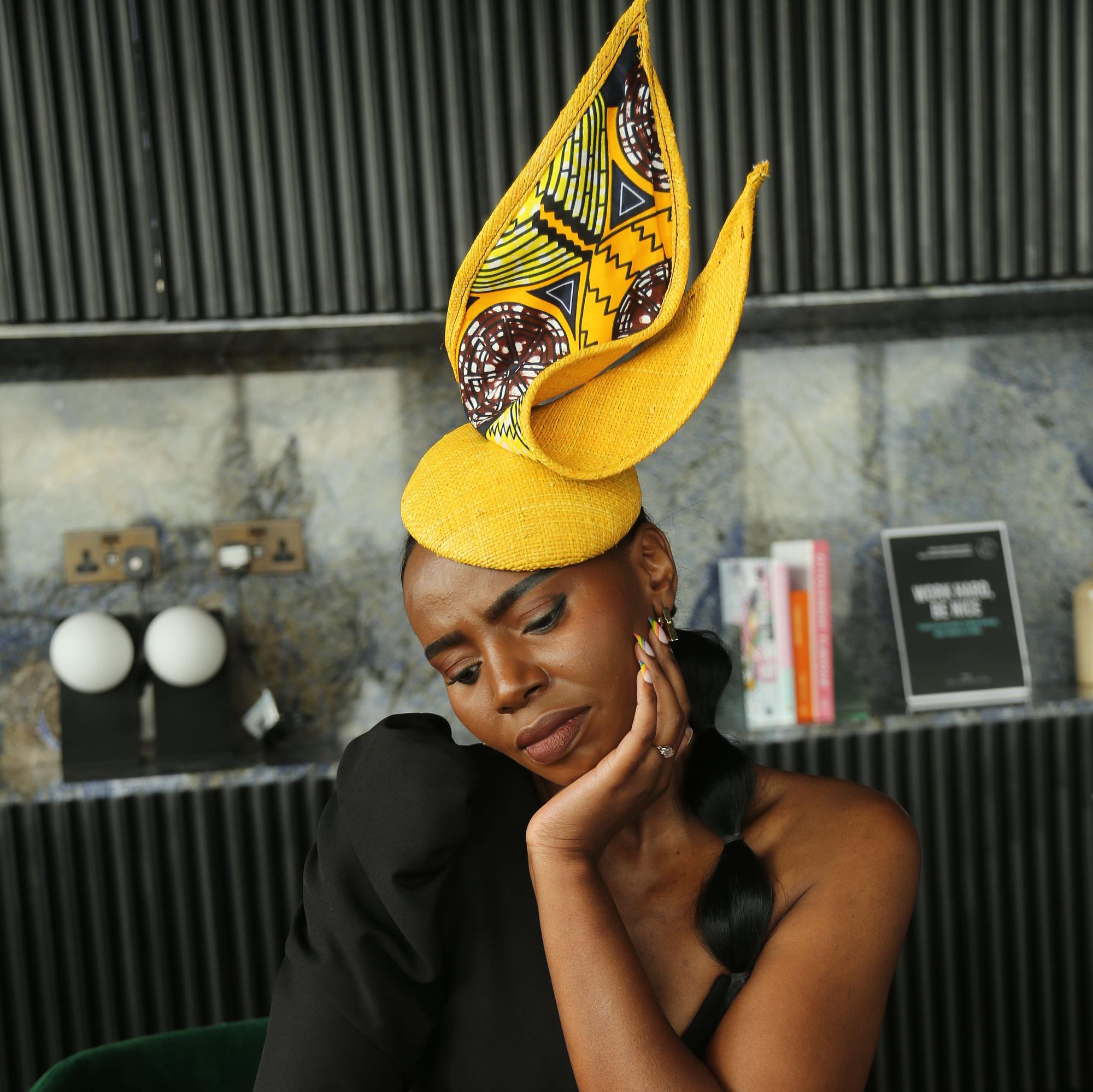 African Print Fascinator - Etsy