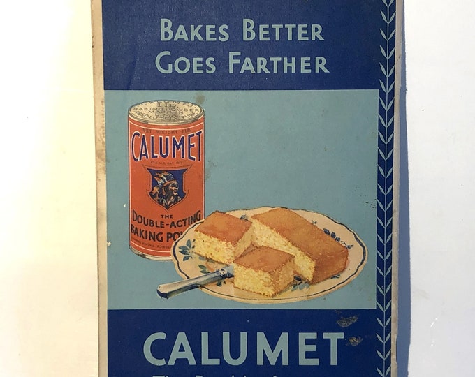 Vintage Calumet Baking Powder Cookbook Recipe Book 1930s Retro Kitchen ...