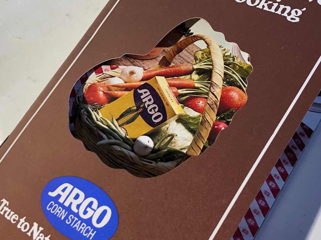 Vintage Argo Corn Starch Recipe Booklet Brochure Pamphlet Cut Out Cover 1970s Promotional ...